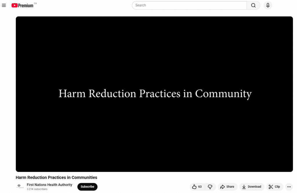 First Nations Health Authority: Harm Reduction Practices in Communities ...