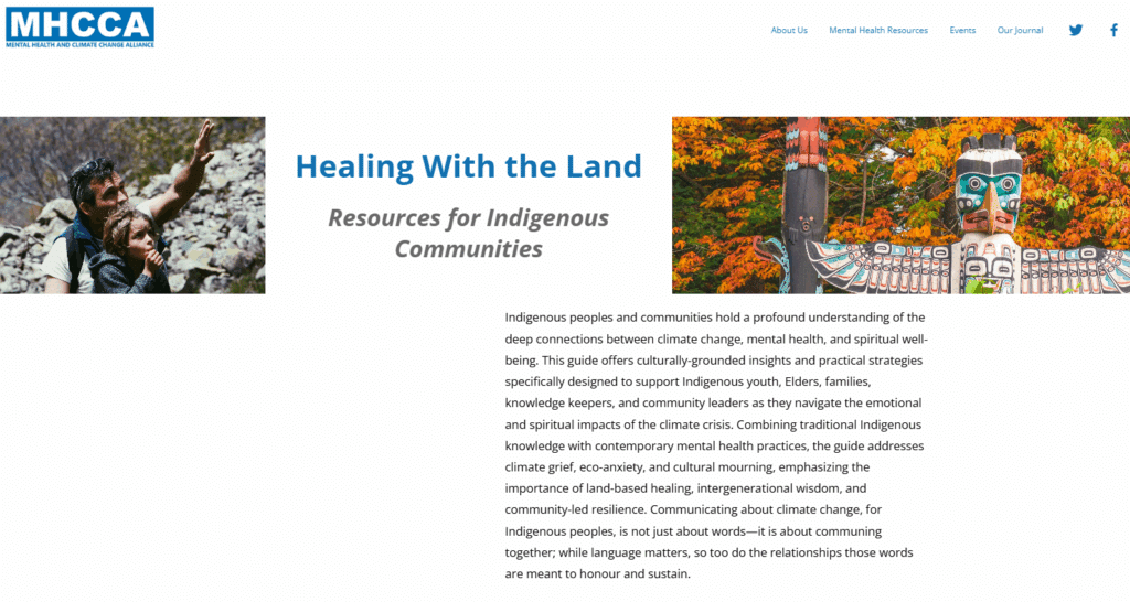 Healing With the Land – Resources for Indigenous Communities ...