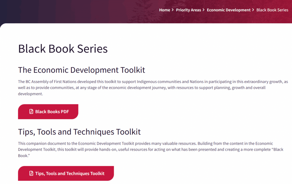 Black Book Series – Economic Development Toolkit – Knowledge Exchange ...